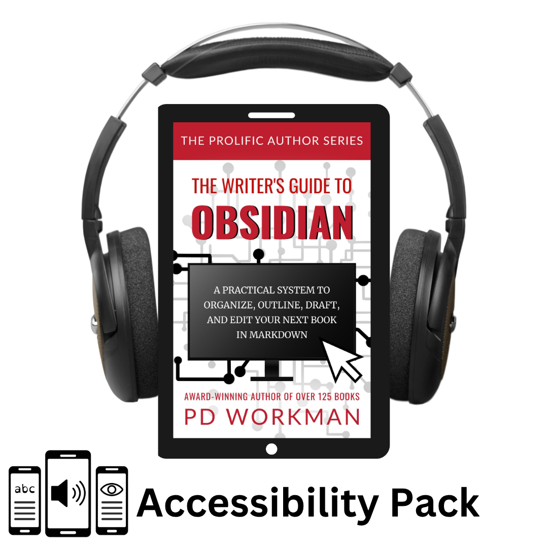 The Writer's Guide to Obsidian - accessibility pack – pdworkman